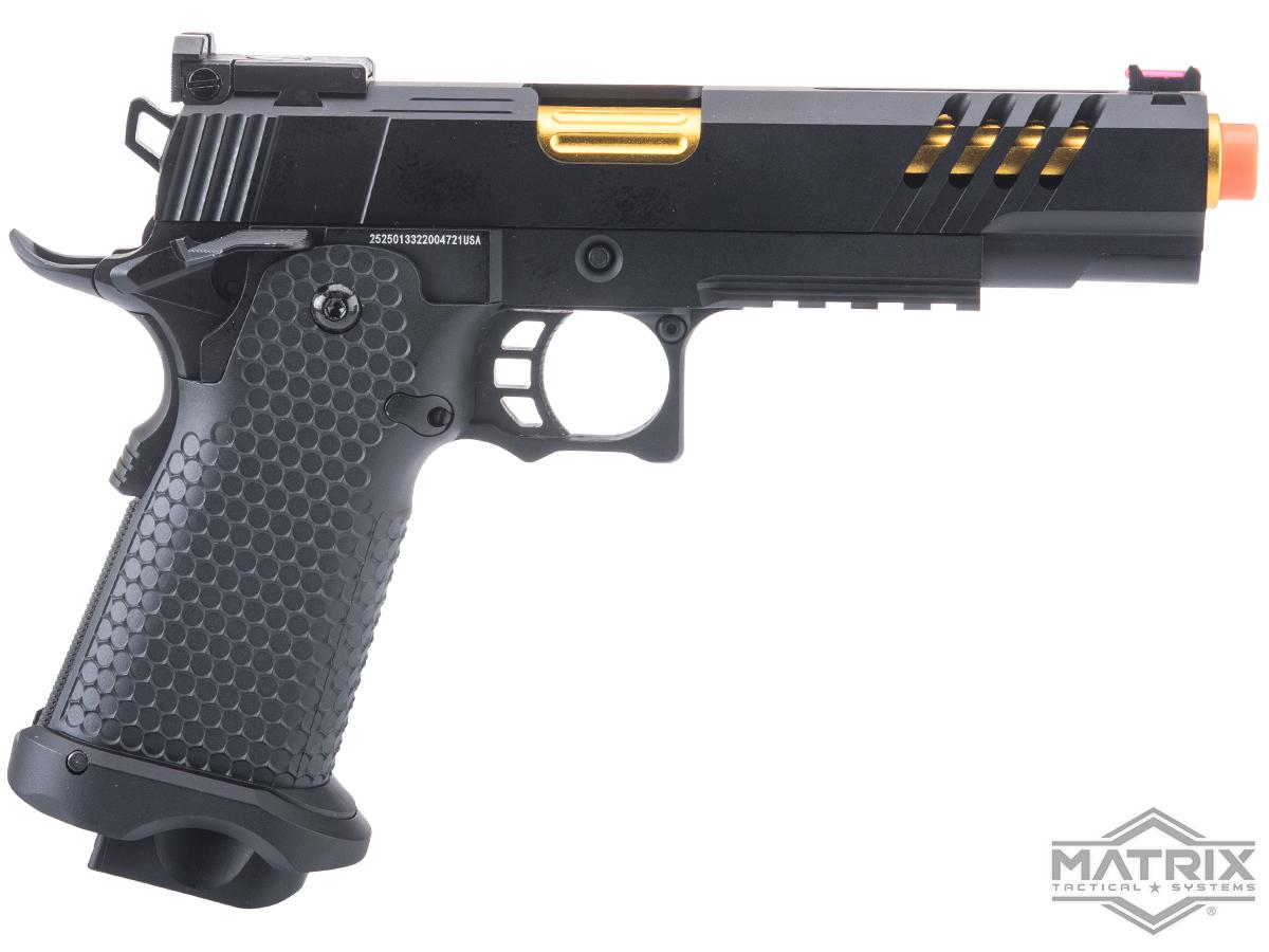 Matrix x Golden Eagle Full Metal OTS .45 Tactical Hi-CAPA Gas Blowback ...