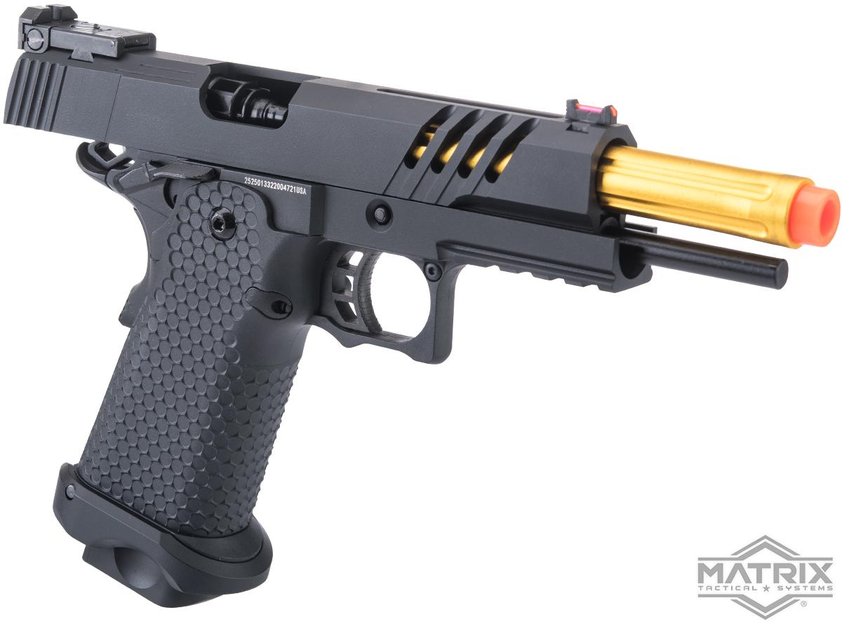 Matrix x Golden Eagle Full Metal OTS .45 Tactical Hi-CAPA Gas Blowback ...