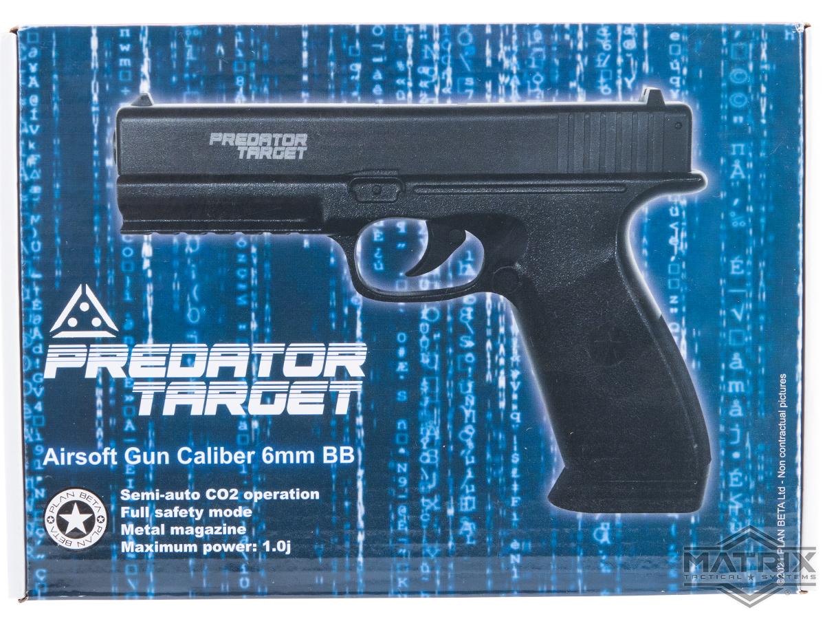 Matrix Predator Target CO2 Powered High Efficiency Airsoft Gas Pistol ...