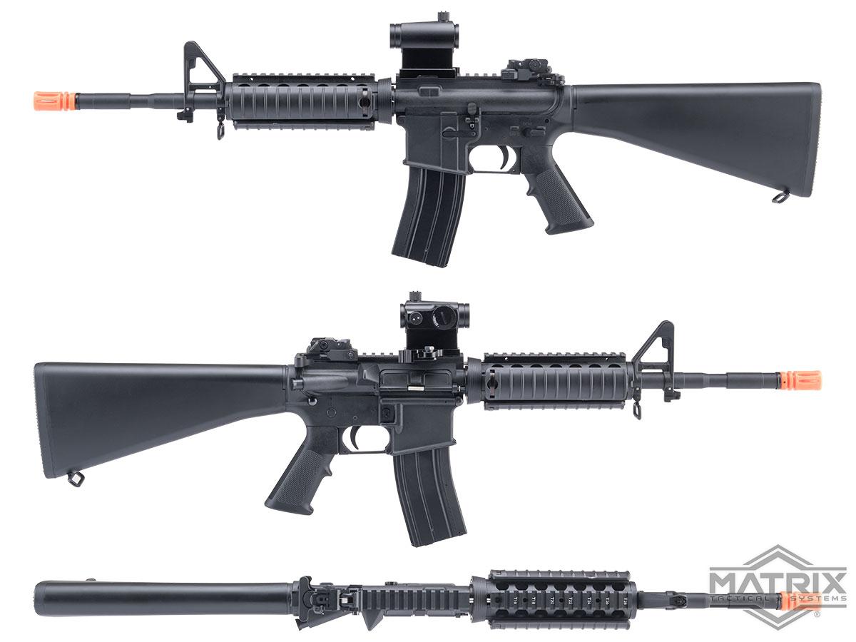 Matrix M4 GBB AR-15 Gas Blowback Airsoft Rifle w/ Reinforced WA System ...
