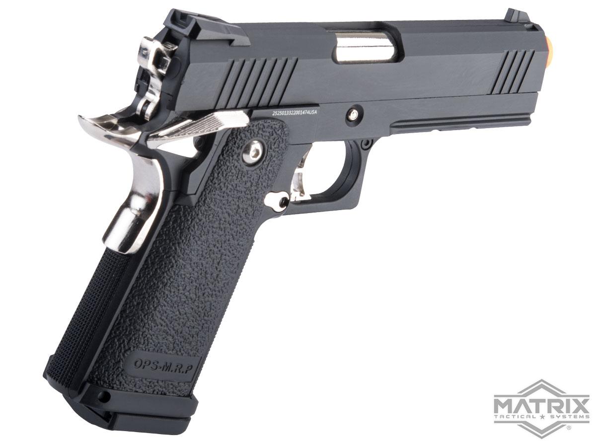 Matrix Hi-Capa Gas Blowback Airsoft Pistols (Type: 4.3 / Black ...