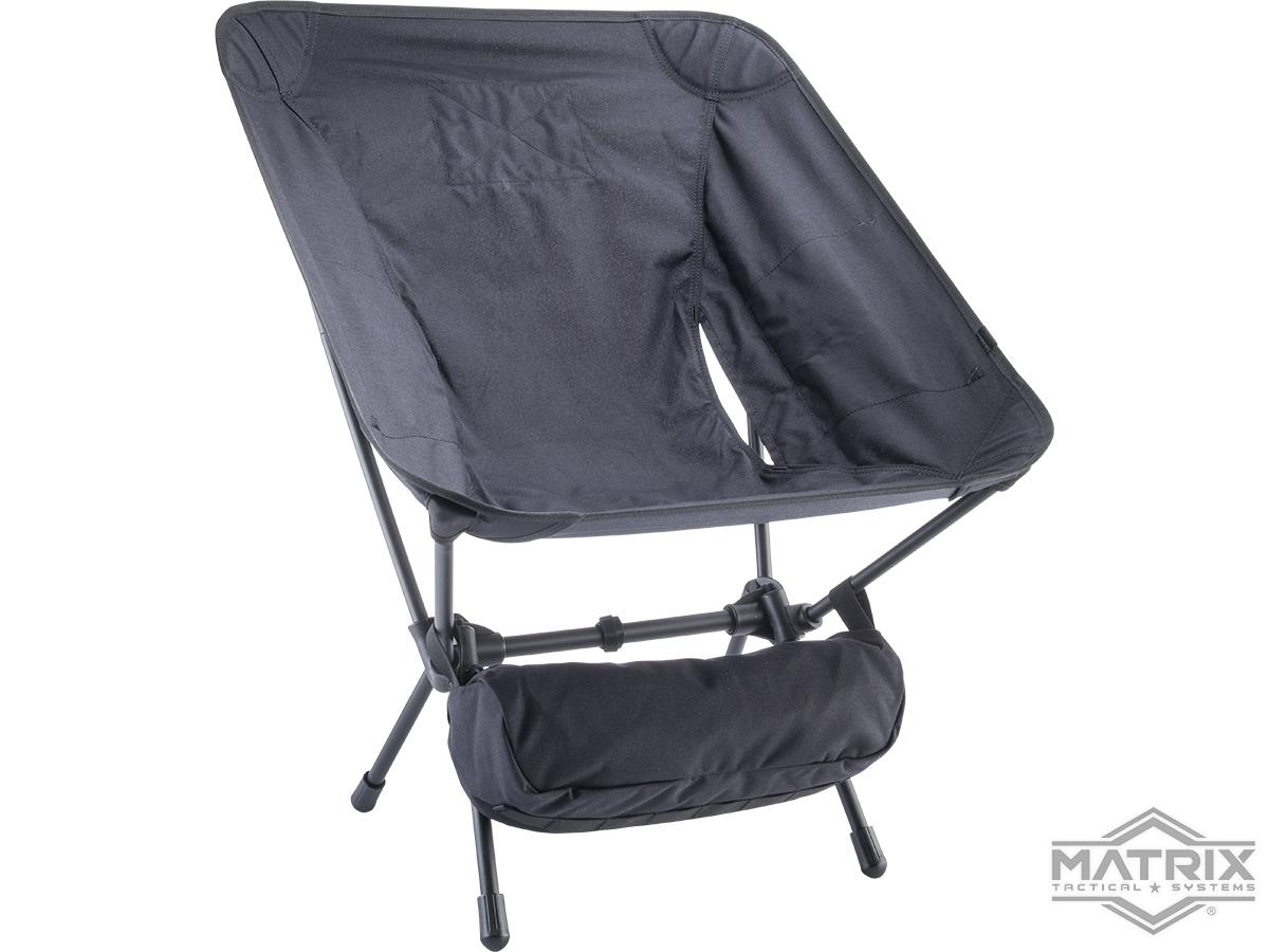 Matrix Tactical Portable Folding Camping Chair (Color: Black), MORE ...