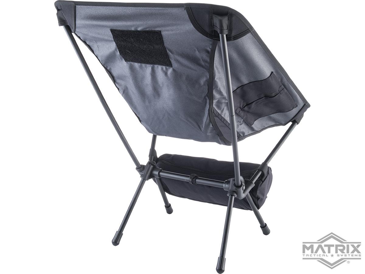 Matrix Tactical Portable Folding Camping Chair (Color: Black), MORE ...