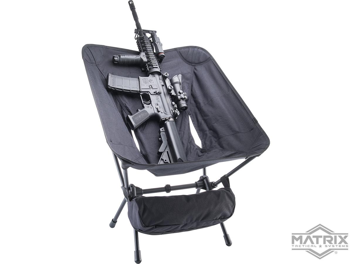 Matrix Tactical Portable Folding Camping Chair (Color: Black), MORE ...