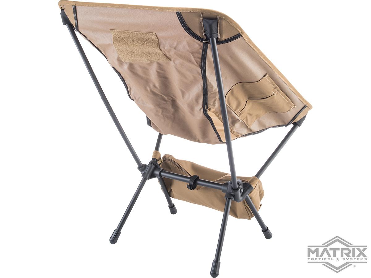 Matrix Tactical Portable Folding Camping Chair (Color: Coyote Brown ...