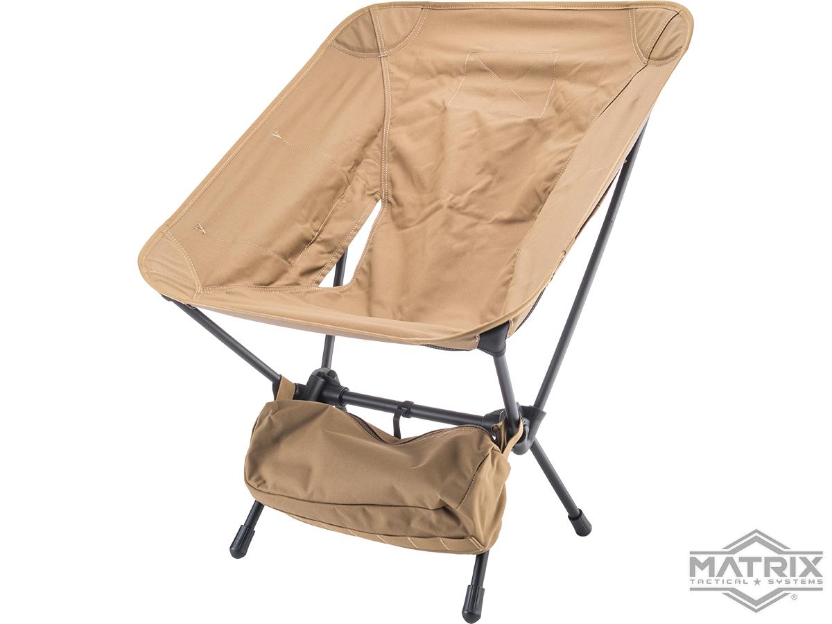 Matrix Tactical Portable Folding Camping Chair (Color: Coyote Brown ...