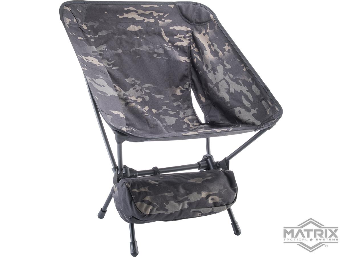 Matrix Tactical Portable Folding Camping Chair (Color: OCP Black), MORE ...