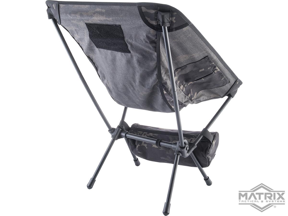 Matrix Tactical Portable Folding Camping Chair (Color: OCP Black), MORE ...