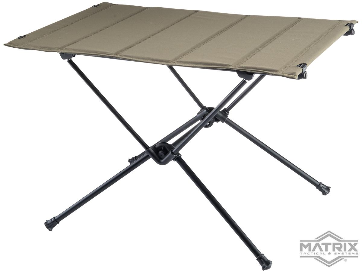 Matrix Tactical Portable Folding Desk / Table (Color: Ranger Green ...