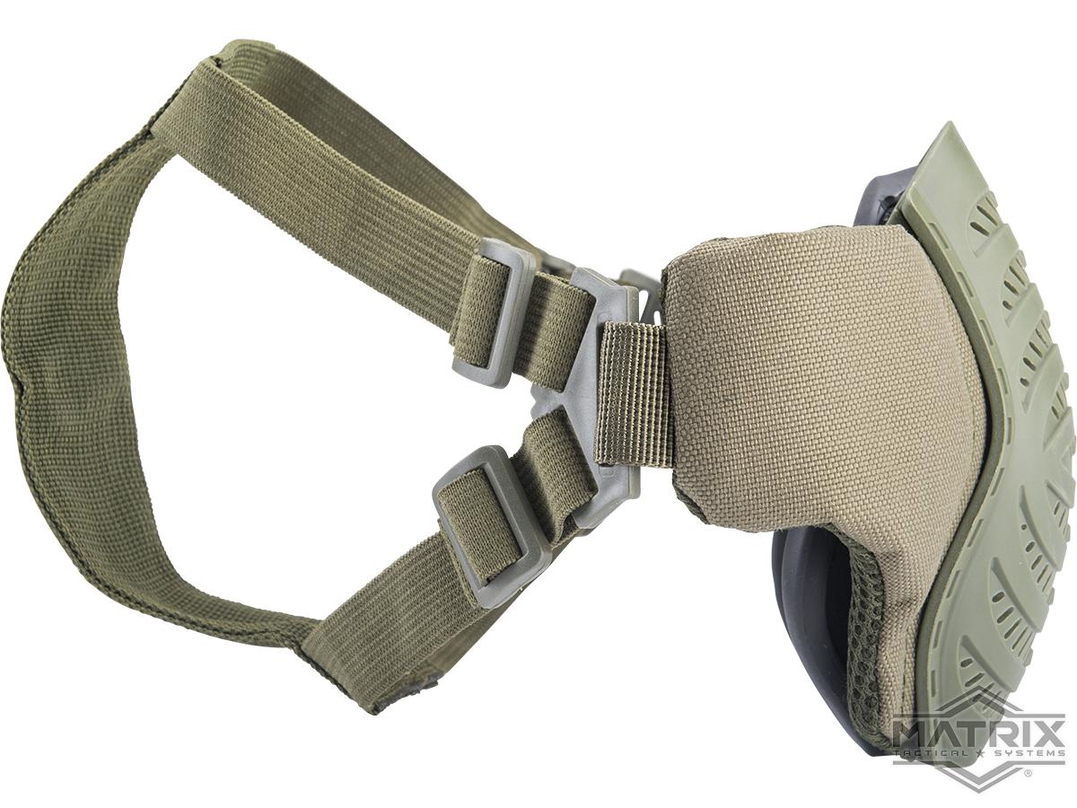Matrix Low Profile Tactical Padded Lower Half Face Mask (Color: OD ...