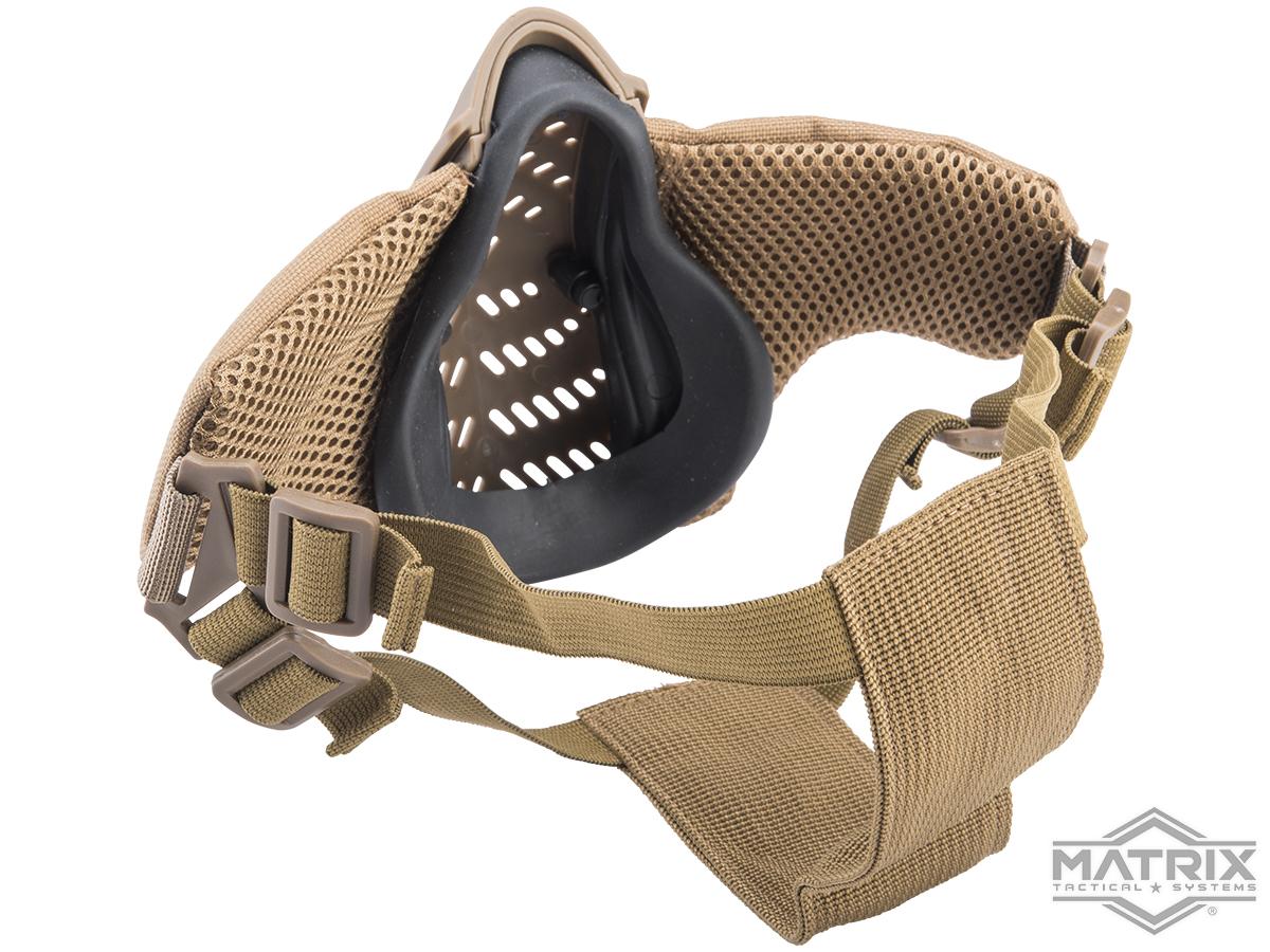Matrix Low Profile Tactical Padded Lower Half Face Mask (Color: Tan ...