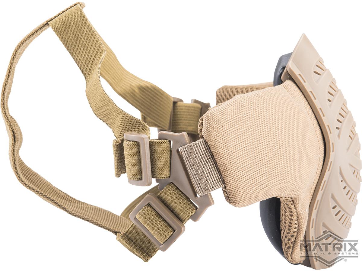 Matrix Low Profile Tactical Padded Lower Half Face Mask (Color: Tan ...