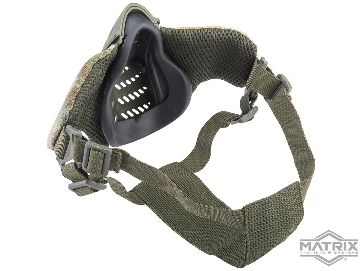 Matrix Low Profile Tactical Padded Lower Half Face Mask (Color: ATACS ...