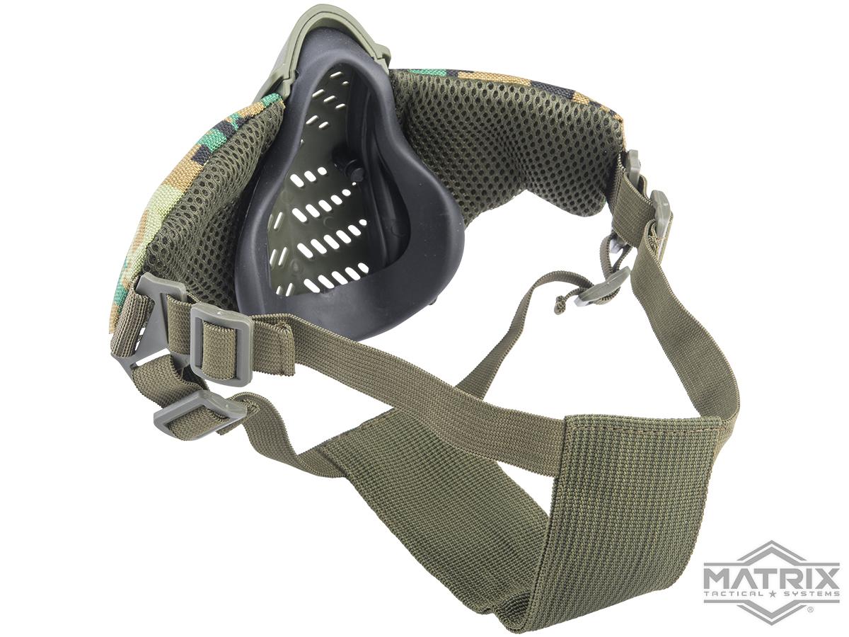 Matrix Low Profile Tactical Padded Lower Half Face Mask (Color: AOR2 ...