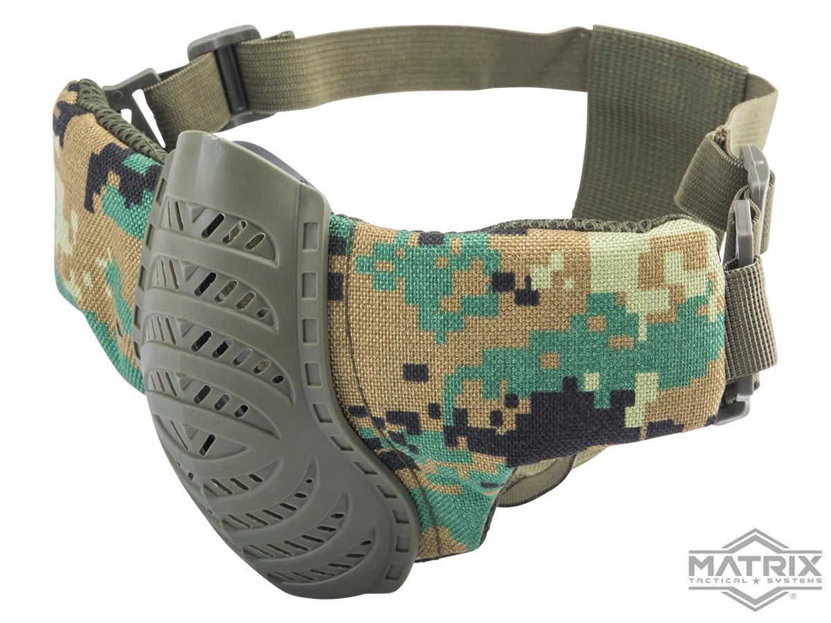 Matrix Low Profile Tactical Padded Lower Half Face Mask (Color: AOR2 ...