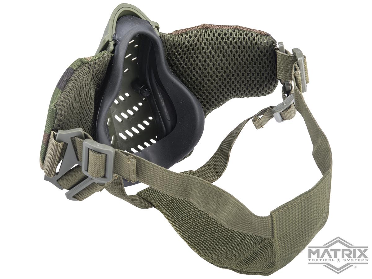 Matrix Low Profile Tactical Padded Lower Half Face Mask (Color ...