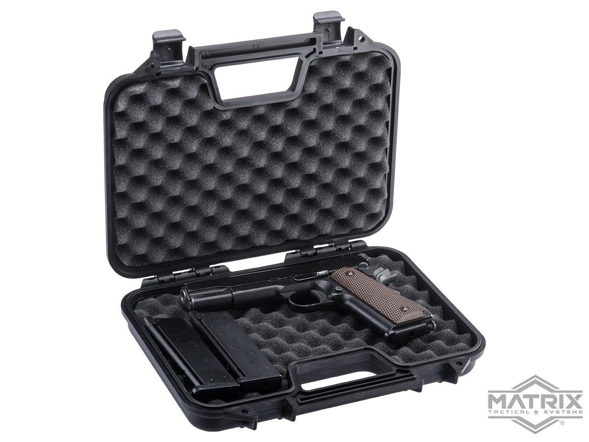 Matrix 12" Universal Hard Pistol Case w/ Foam (Color: Black), Tactical ...