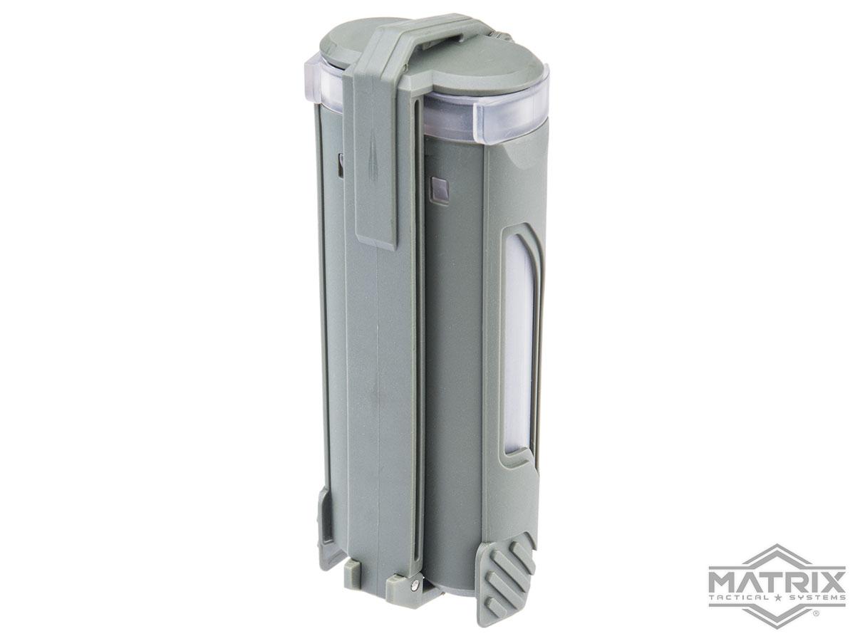 Matrix Tactical Battery Storage Box (Model: Double Tube / Ranger Green ...