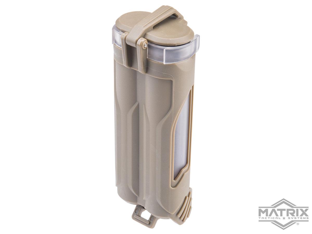 Matrix Tactical Battery Storage Box (Model: Double Tube / Coyote ...