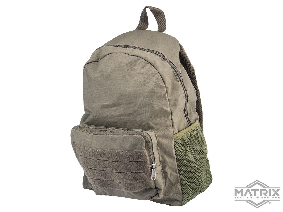 Matrix Tactical Foldable Shrink Backpack (Color: Ranger Green ...