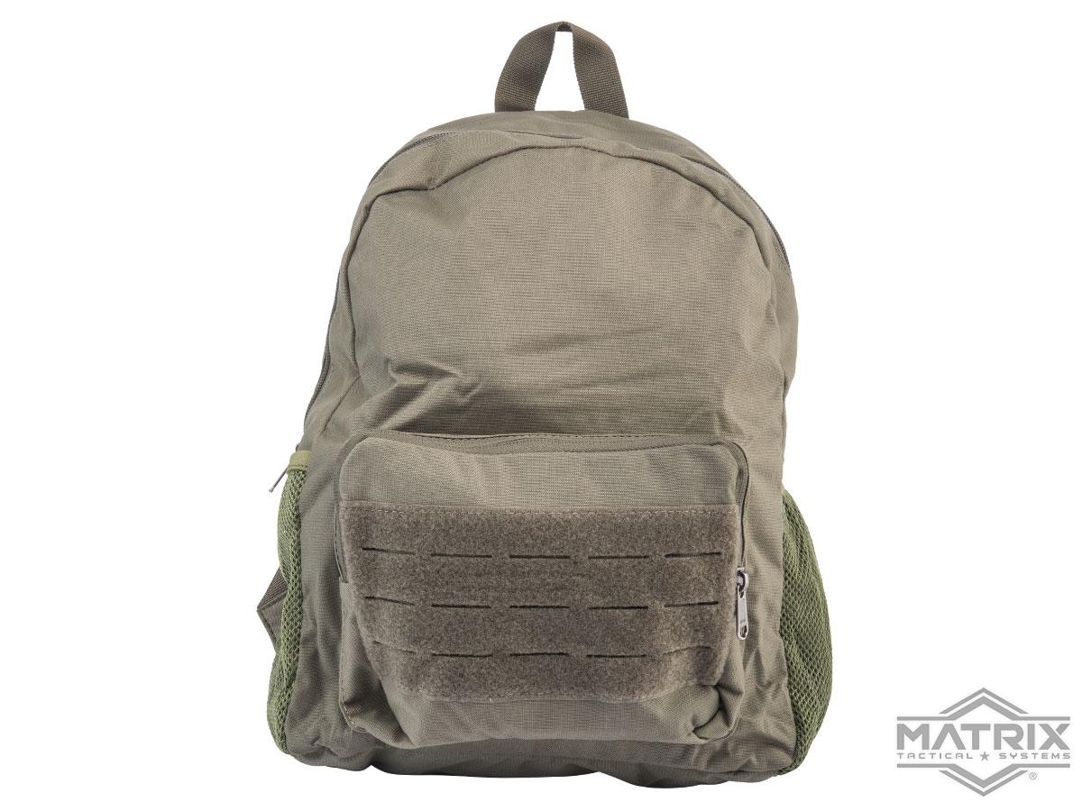 Matrix Tactical Foldable Shrink Backpack (Color: Ranger Green ...