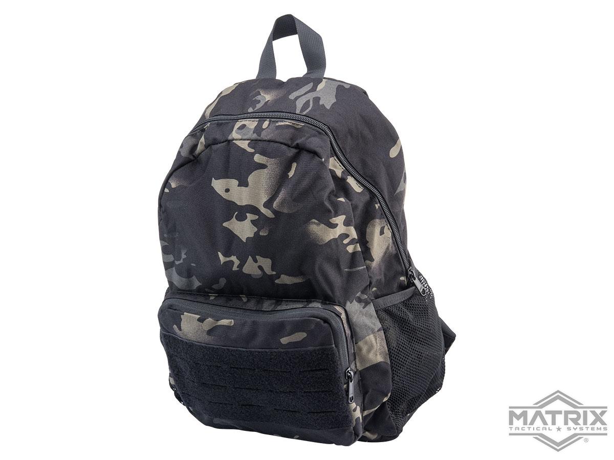 Matrix Tactical Foldable Shrink Backpack (Color: Black Scorpion ...