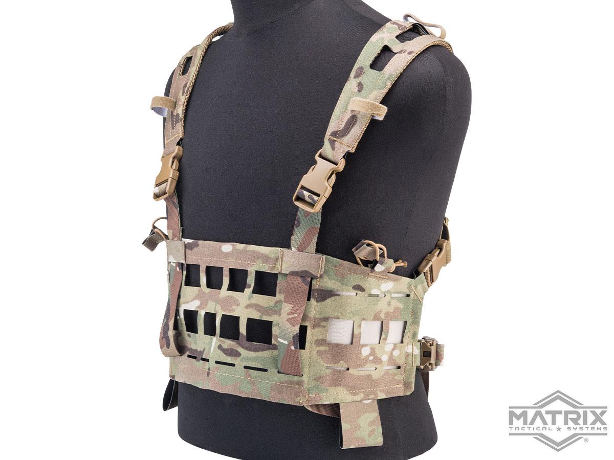 Matrix Lightframe Series Tactical Laser-Cut Chest Rig (Color: Multicam ...