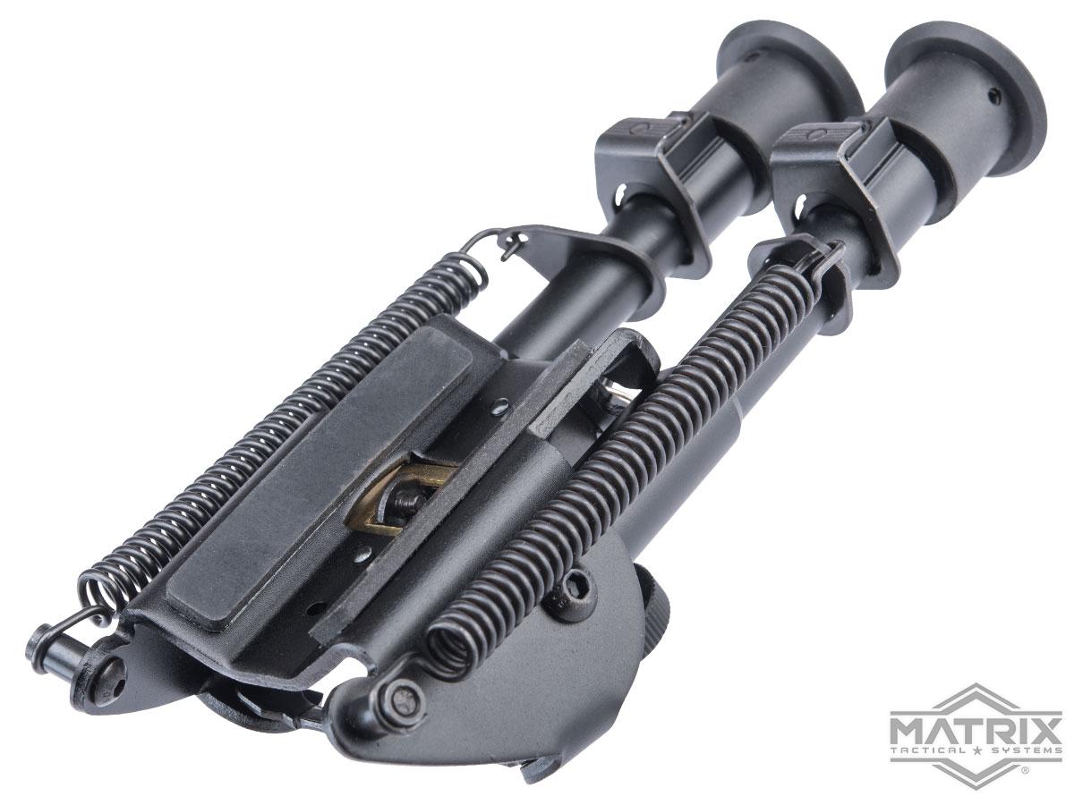 Matrix 6"-9" Retractable Harris Type Bipod w/ Swivel Lock and RIS ...