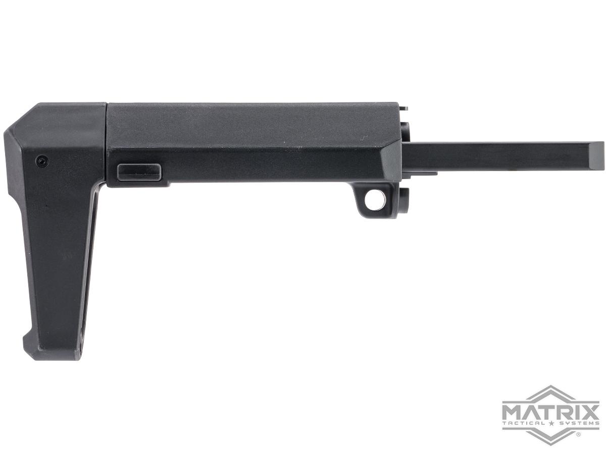 Matrix "Calico Jack" PDW Stock for M4 / M16 Airsoft AEG Rifles (Color: Black), Accessories ...