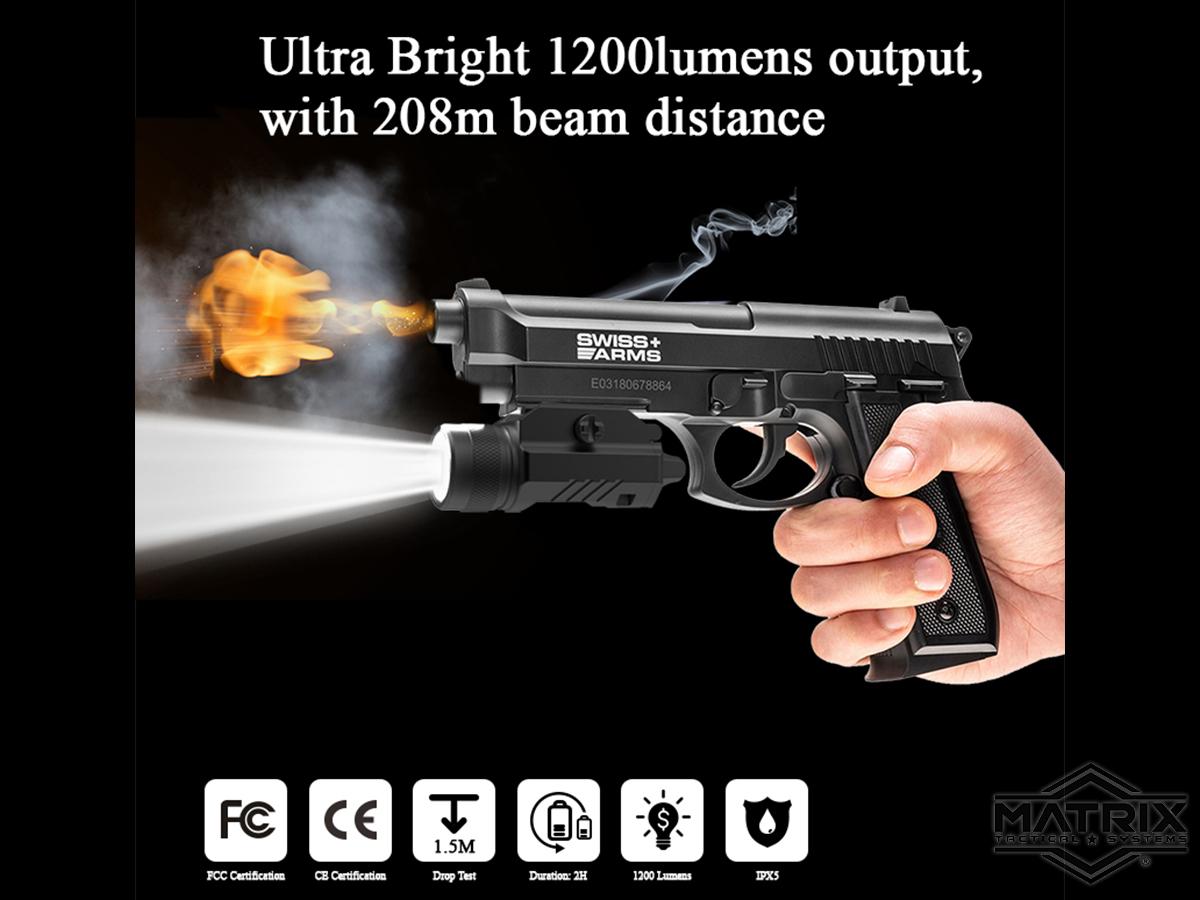 Matrix Max-Luminous Weapon Mount Combat Flashlight (Model: G1102 900 ...