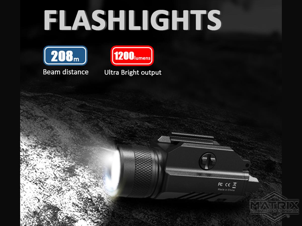 Matrix Max-Luminous Weapon Mount Combat Flashlight (Model: G1102 900 ...