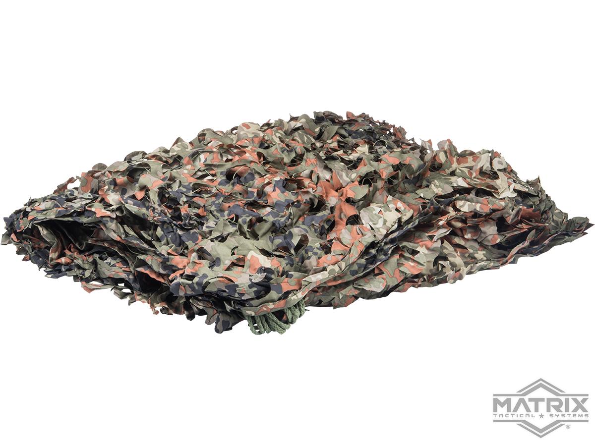 Matrix Tactical Milsim Camouflage Netting (Color: Flecktarn / 4.5' x 6 ...