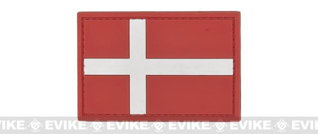Matrix Country Flag Series PVC Morale Patch (Country: Denmark), Tactical Gear/Apparel, Patches ...