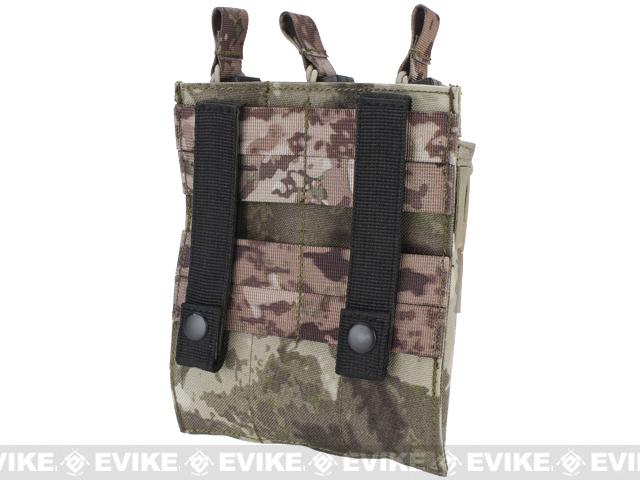 Matrix Airsoft SMG Triple Magazine MOLLE Pouch (Color: Arid Camo ...