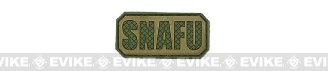 PVC Hook and Loop IFF Patch - "SNAFU" - OD, Tactical Gear/Apparel ...