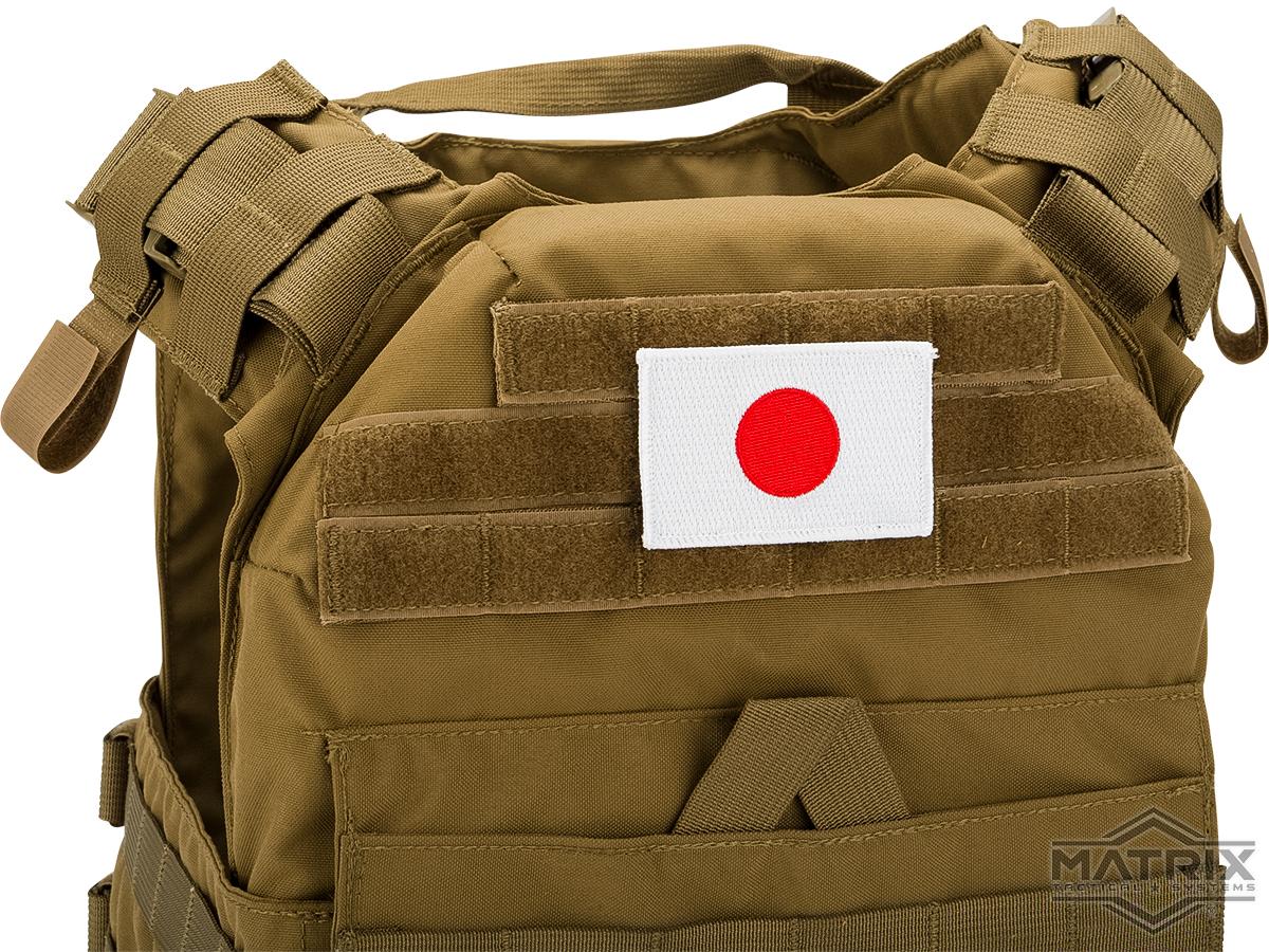 Matrix Country Flag Series Embroidered Morale Patch (Country: Japan), Tactical Gear/Apparel ...