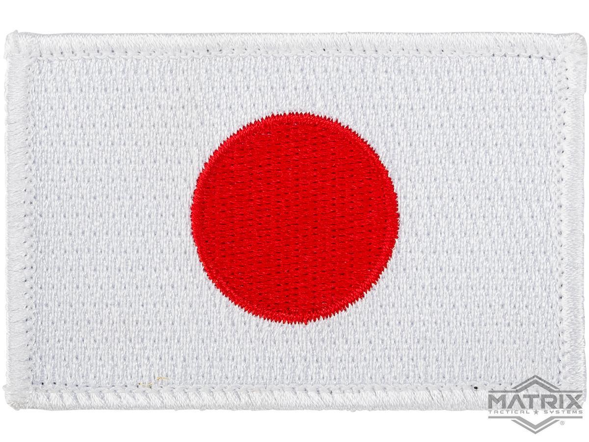 Matrix Country Flag Series Embroidered Morale Patch (Country: Japan), Tactical Gear/Apparel ...