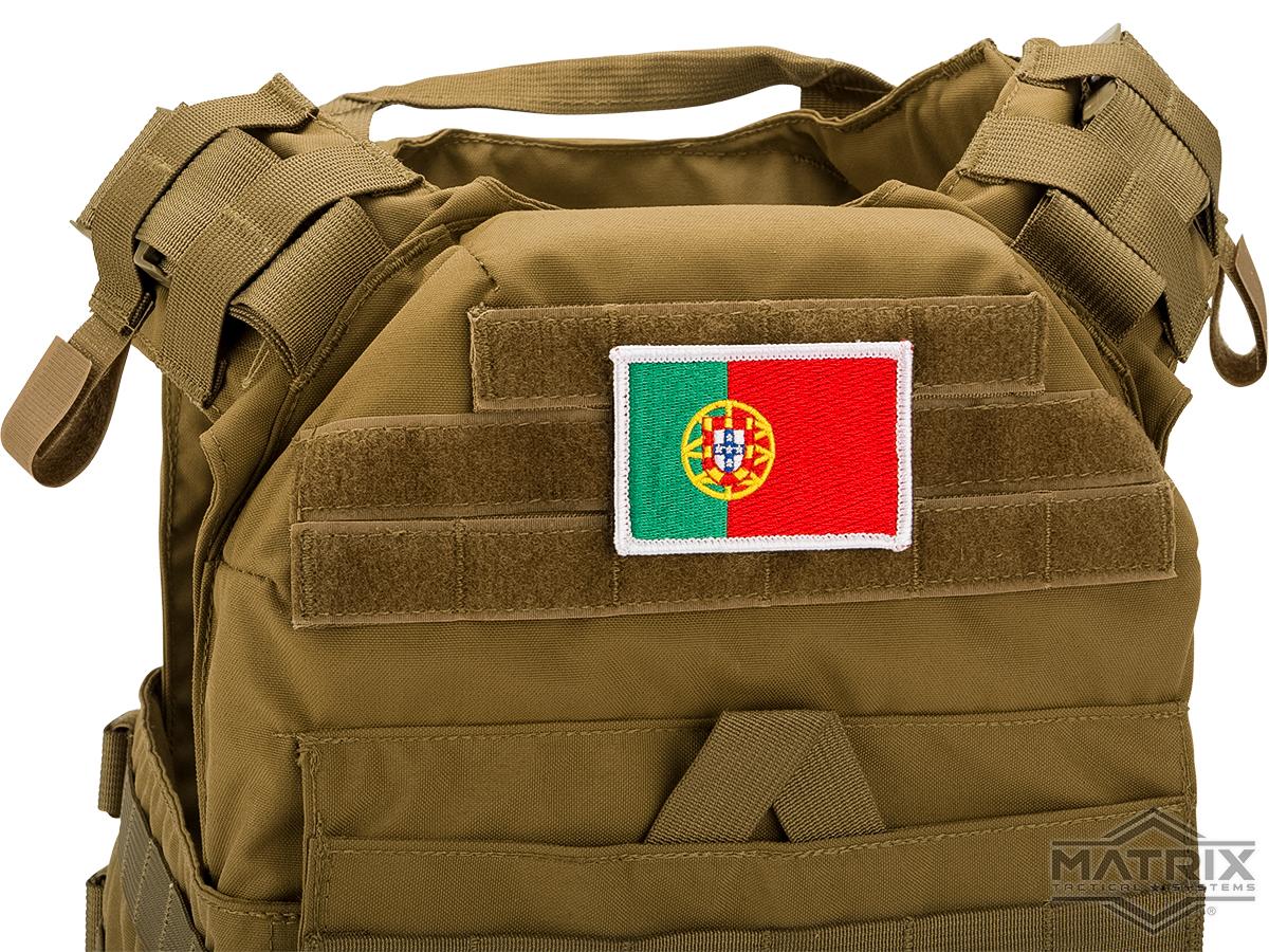 Matrix Country Flag Series Embroidered Morale Patch (Country: Portugal), Tactical Gear/Apparel ...