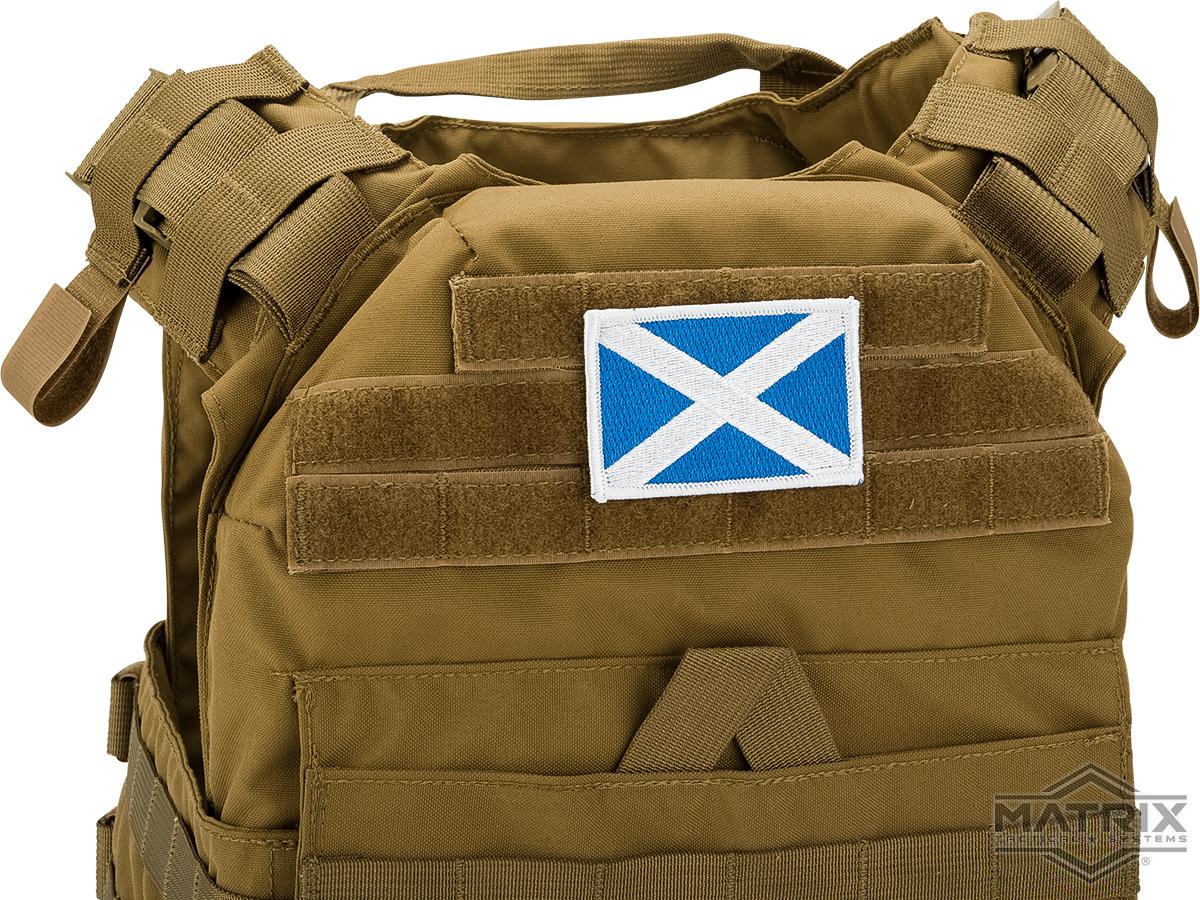 Matrix Country Flag Series Embroidered Morale Patch (Country: Scotland), Tactical Gear/Apparel ...