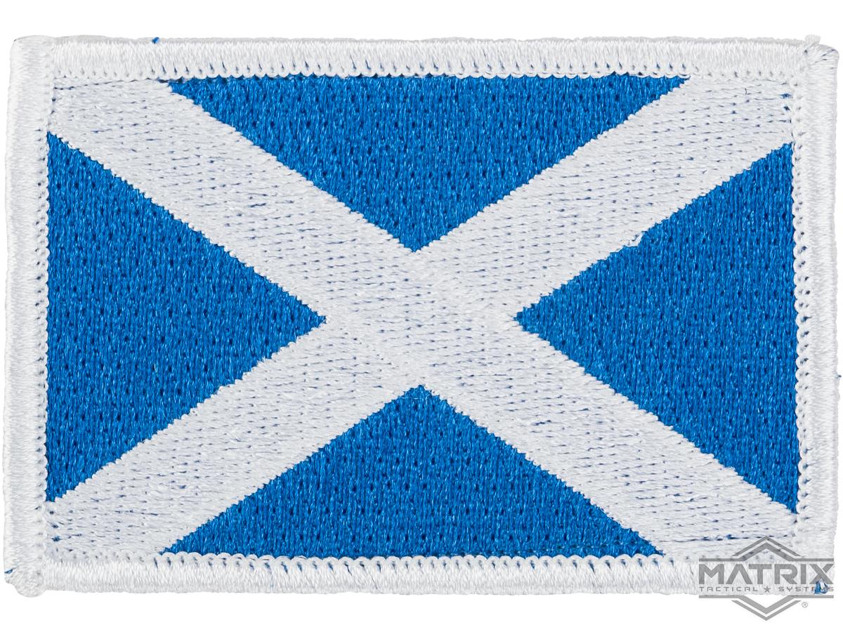 Matrix Country Flag Series Embroidered Morale Patch (Country: Scotland), Tactical Gear/Apparel ...