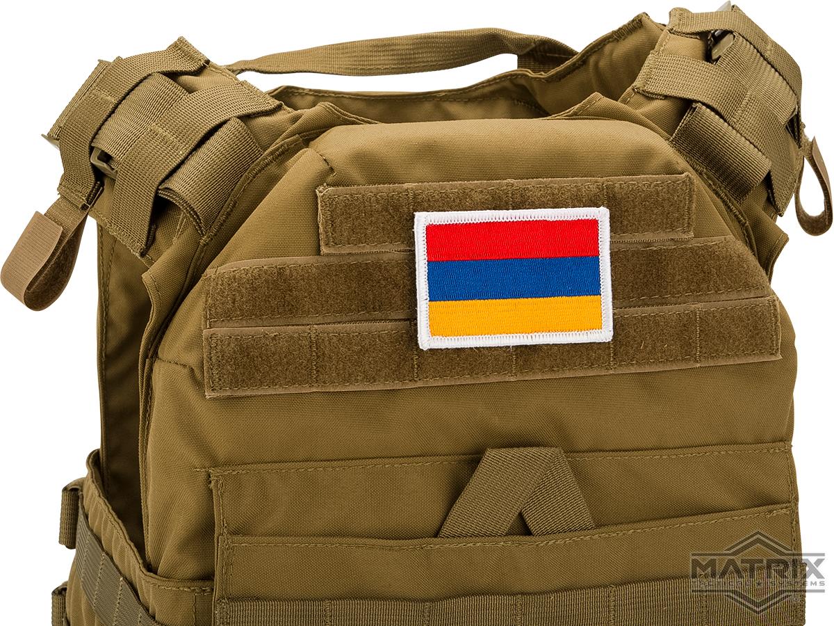 Matrix Country Flag Series Embroidered Morale Patch (Country: Armenia), Tactical Gear/Apparel ...