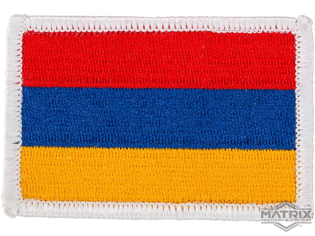Matrix Country Flag Series Embroidered Morale Patch (Country: Armenia), Tactical Gear/Apparel ...