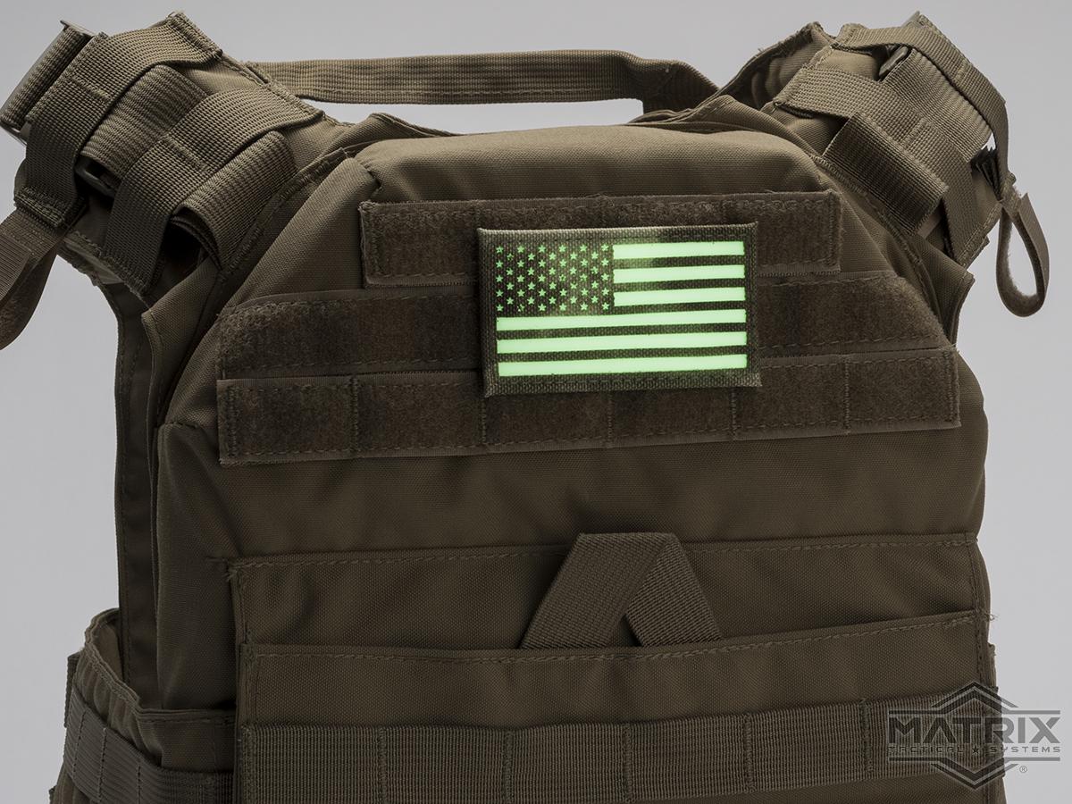 Glow-in-the-Dark American Flag Patch (Color: Camo), Tactical Gear ...
