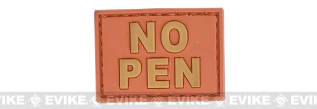 Very Tactical "No Penicillin" PVC Hook and Loop Patch - Orange ...
