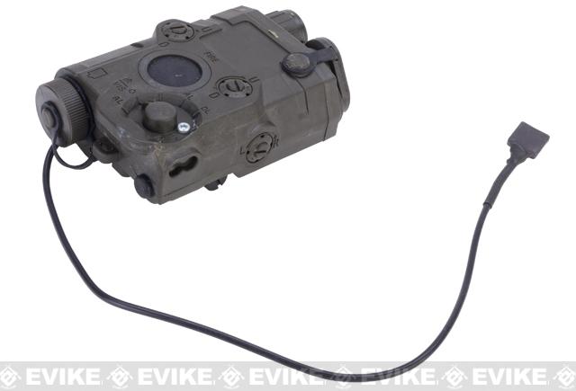 Matrix PEQ-15 Battery Box w/ Laser System for Airsoft AEG - OD Green ...