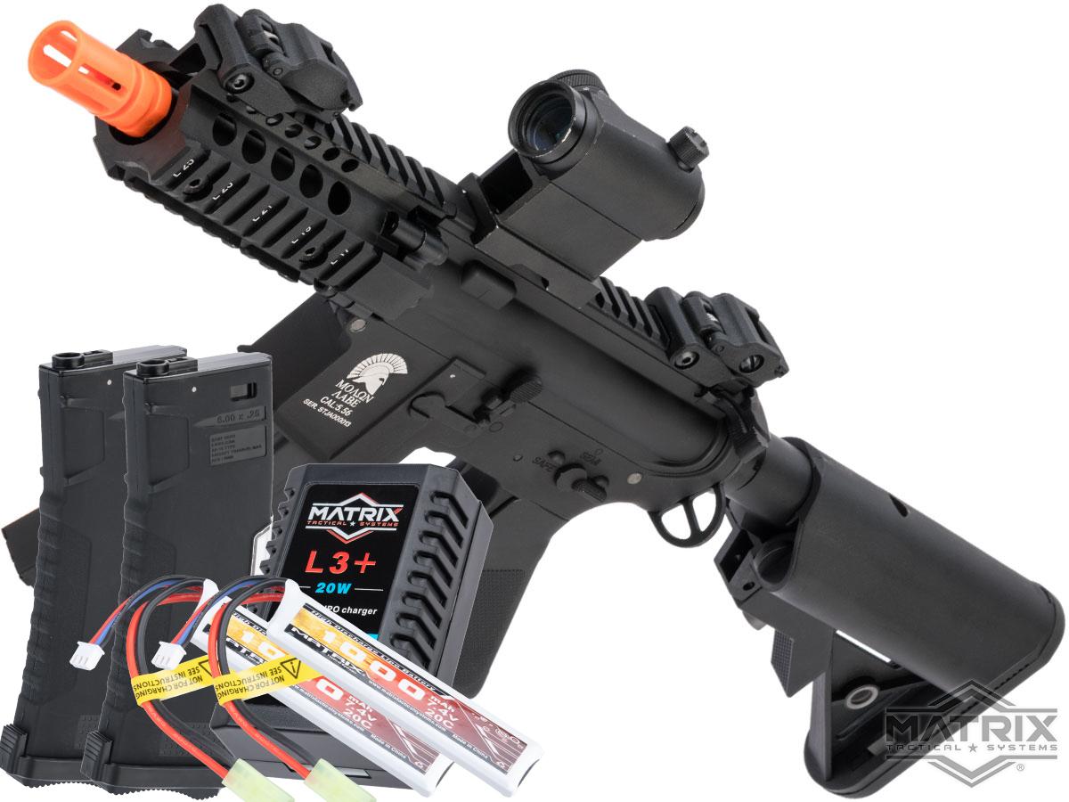 Matrix / S&T Sportsline Metal-Bodied M4 RIS Airsoft AEG Rifle w/ G3 ...