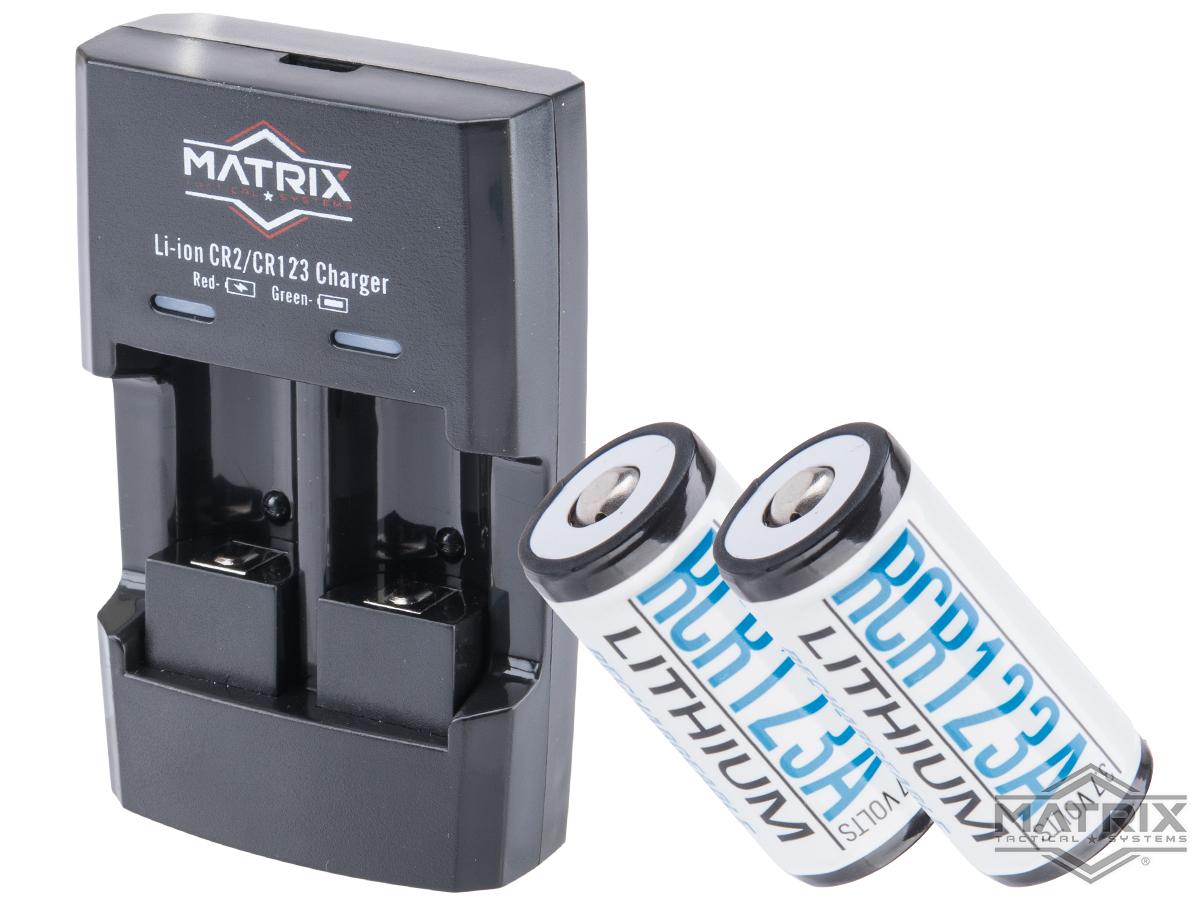 EMG Rechargeable CR123A 3.7v Li-Ion 700mAh Rechargeable CR123A ...