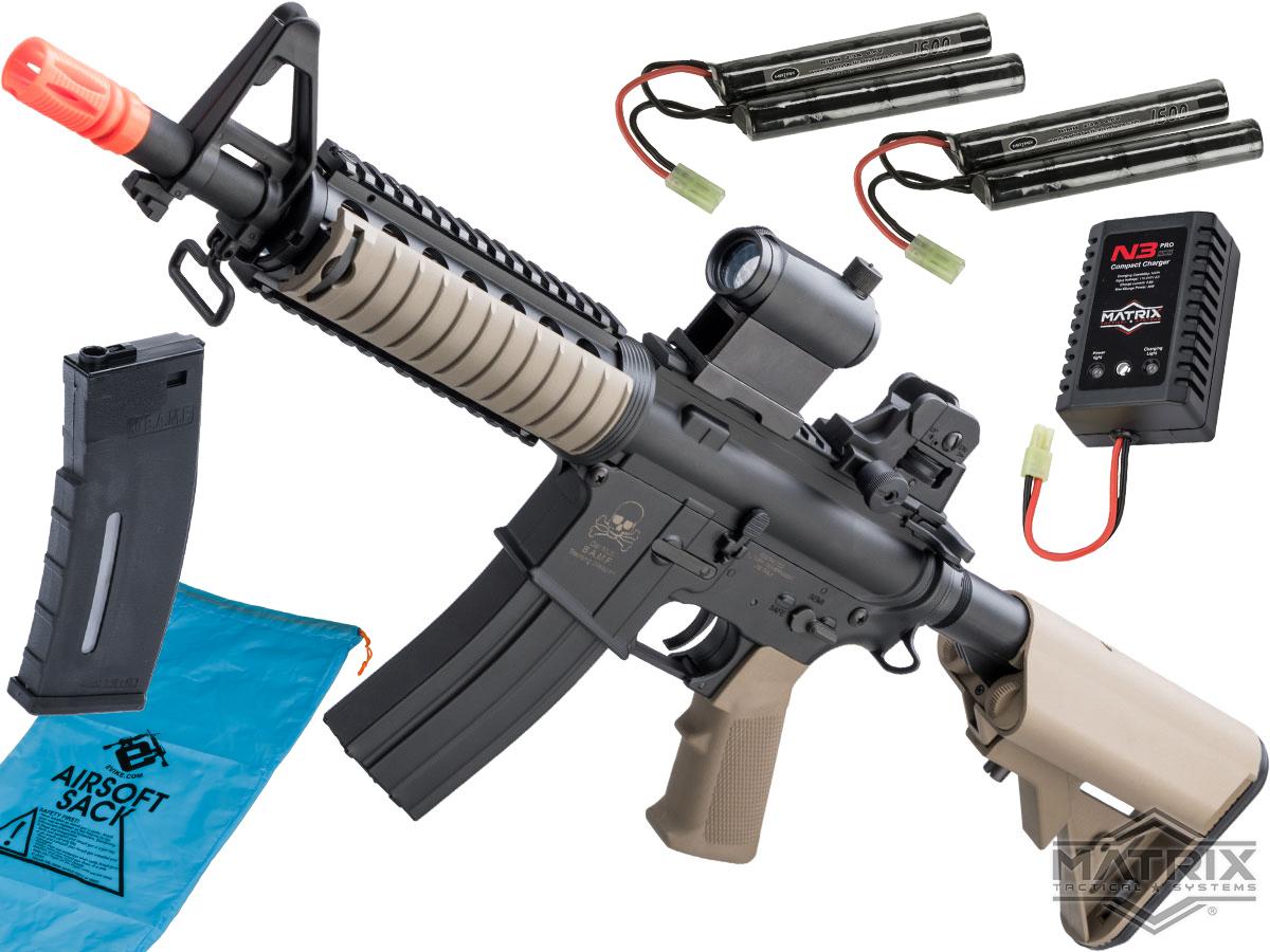 Matrix Full Size M4 BAMF Airsoft AEG w/ Metal Gearbox (Model: M4 CQB ...