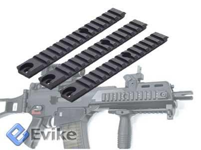 G36 / G36C Handguard Picatinny Weaver CNC Rails Set (Black / 3 pcs ...