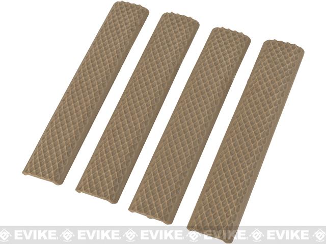 Matrix Rubber "Snakeskin" Textured Keymod 6" Rail Covers - Set of 4 ...